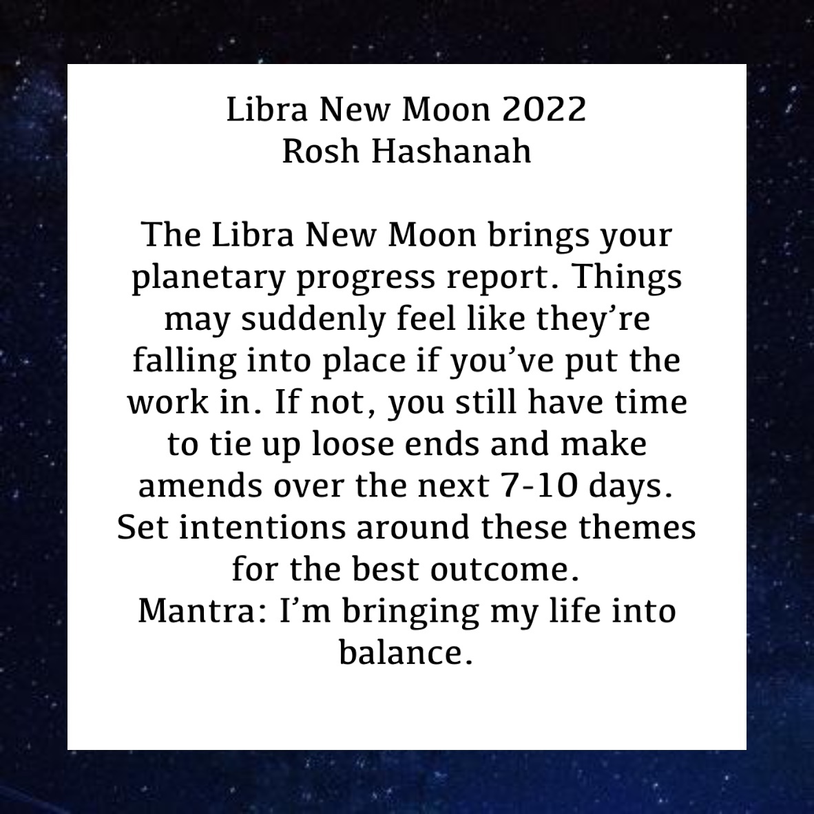 Libra New Moon 2022 – Magdalena Tarot
